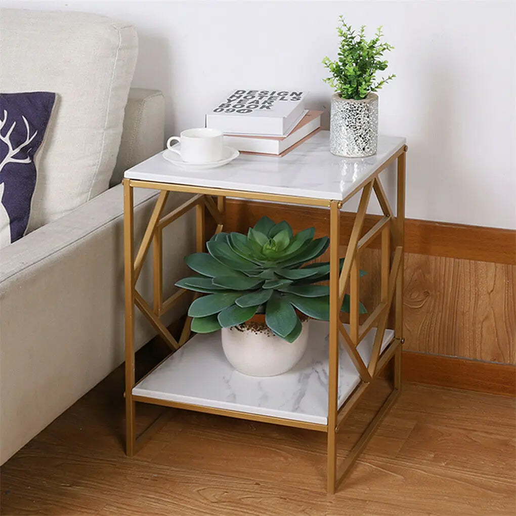 Luxury Marble Tea Coffee Cafe Table – Velora