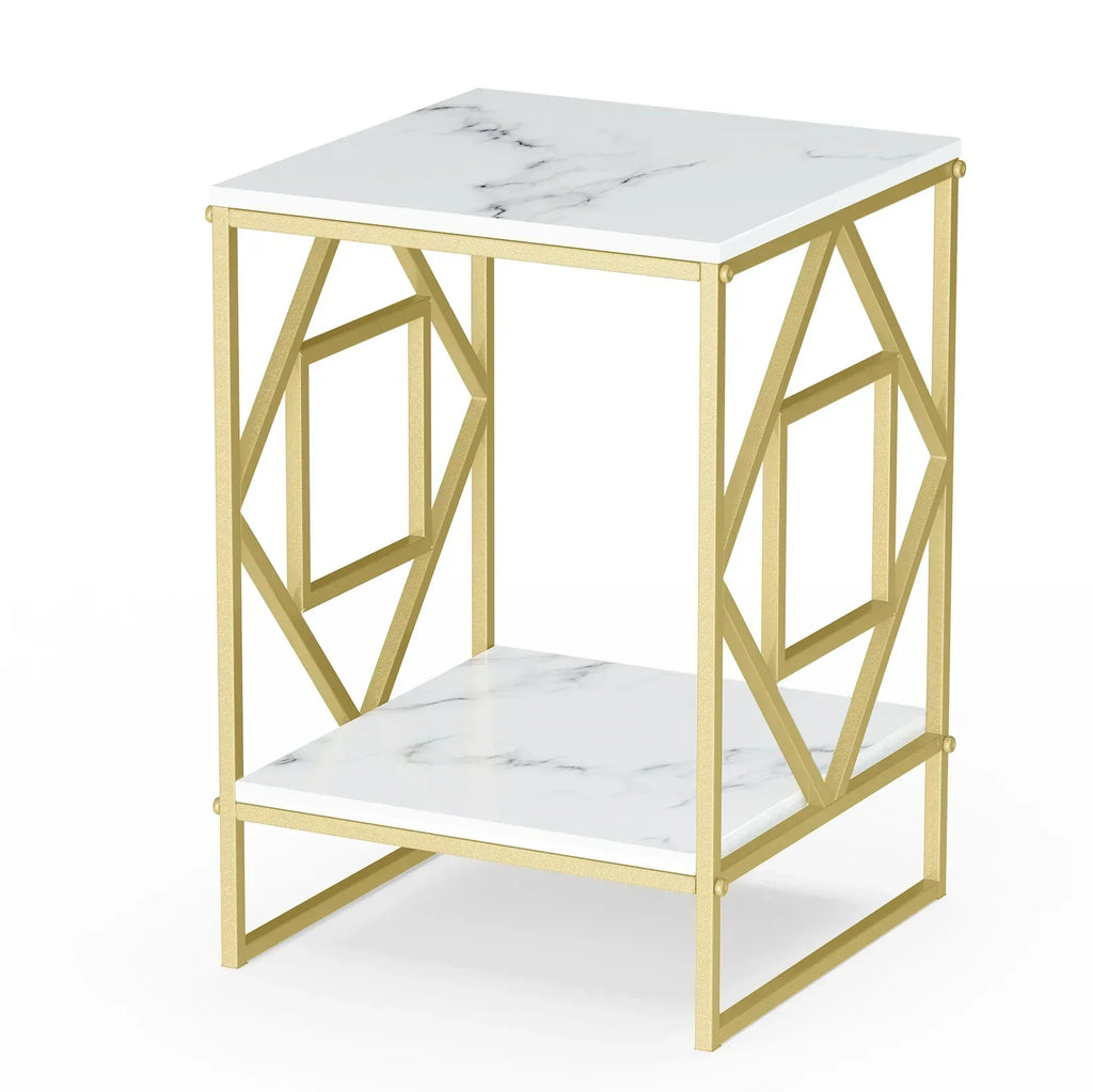 Luxury Marble Tea Coffee Cafe Table – Velora
